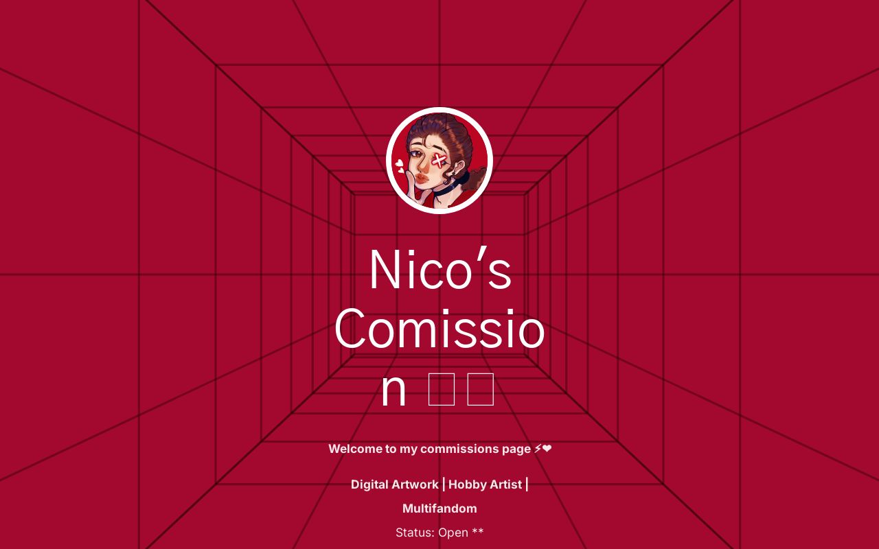 Comissions Price! From Nico